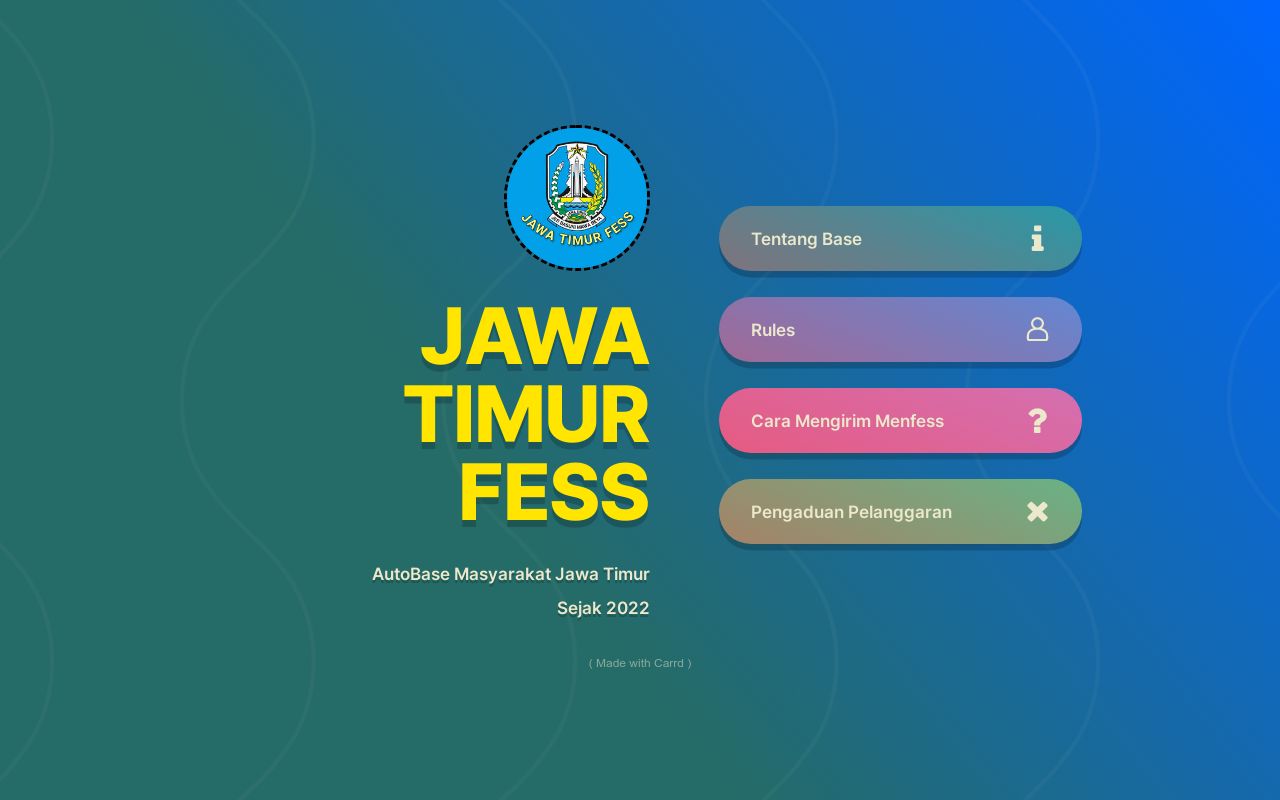 JAWA TIMUR FESS RULES